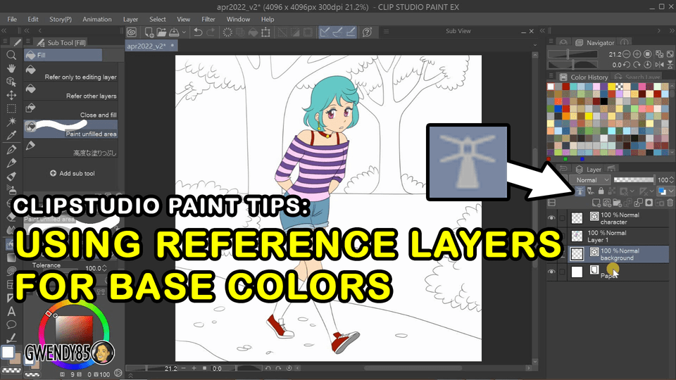 Using Reference Layers In Adding Base Colors By Gigi85 Make Better