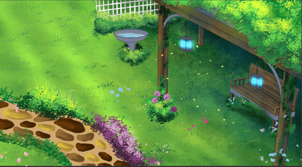 Building a simple Garden Scene by Noxcii - Make better art | CLIP ...