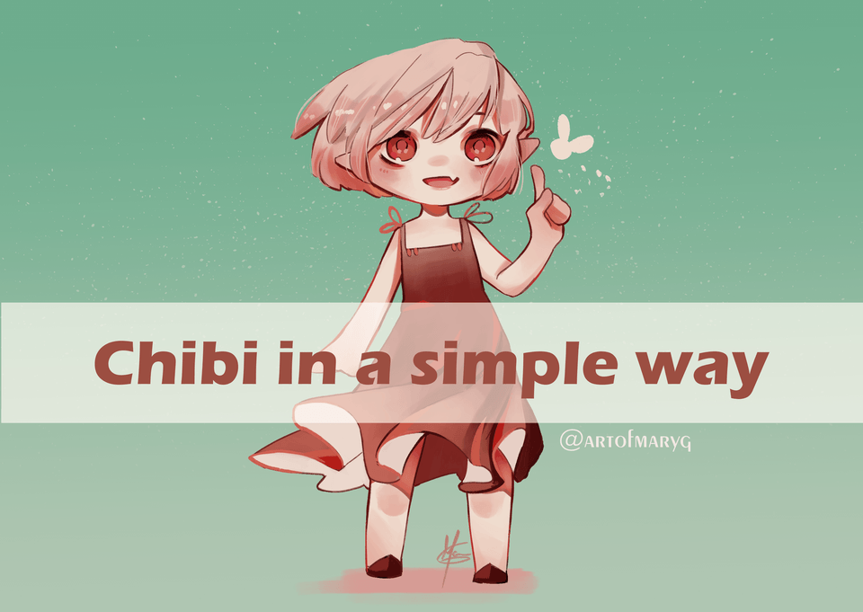 Chibi in a simple way by artofmaryg - Make better art | CLIP STUDIO TIPS