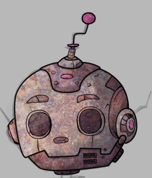 Simple Robot Concept Art
