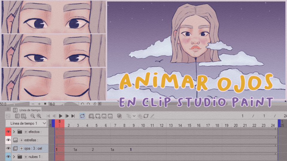 Animate Eyes (Blink) in CSP for Beginners by bluero - Make better art ...