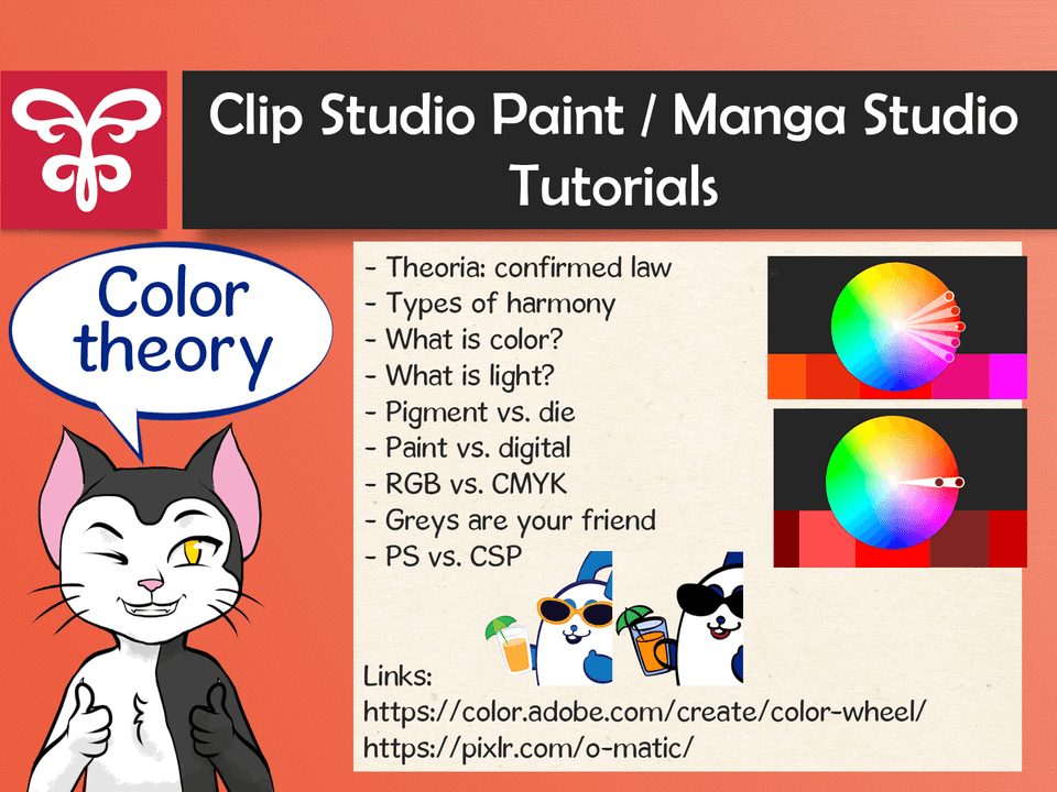 E05: color theory & how to have nice colors || #HisameTuts “Tutorials ...