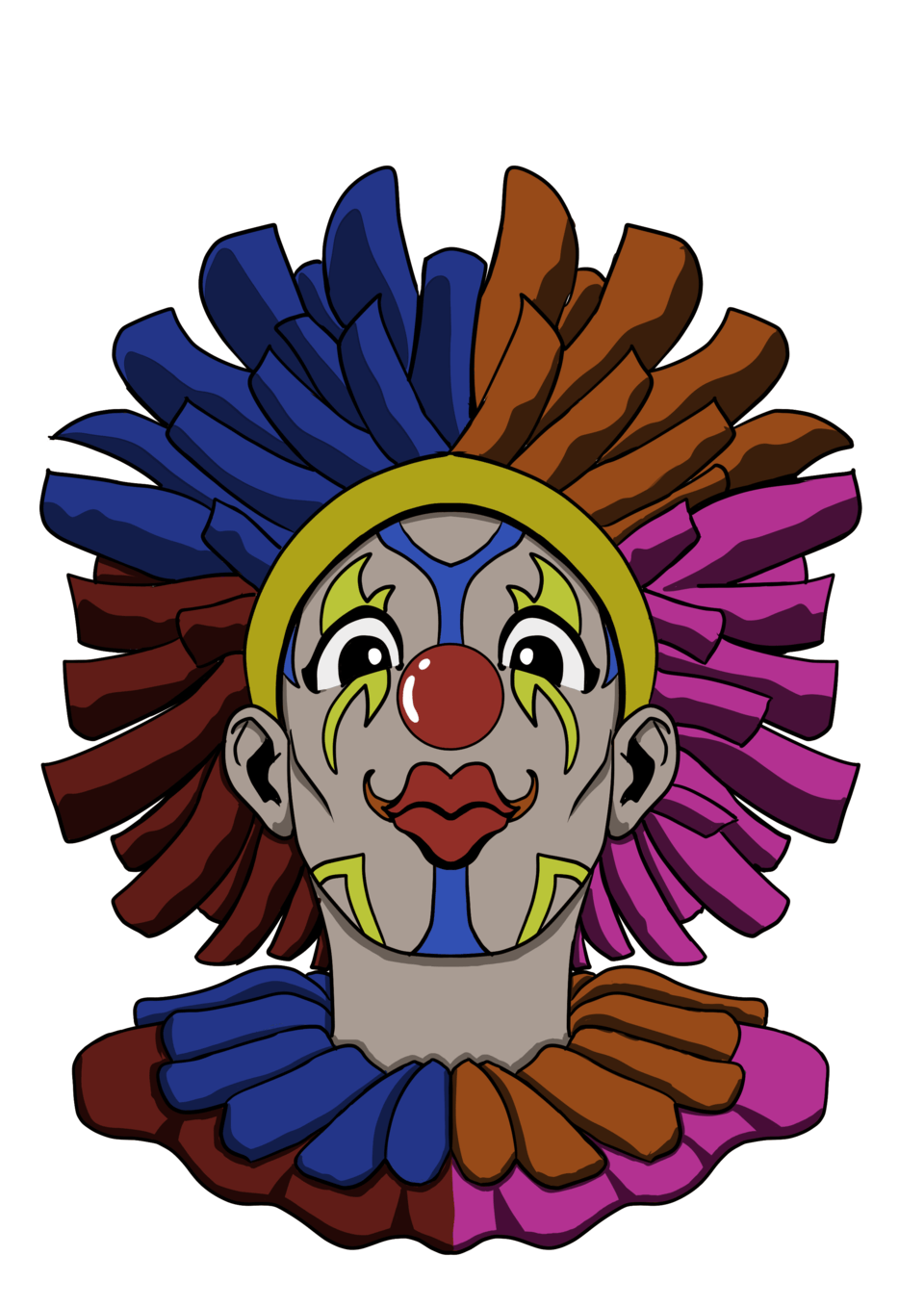 Clown for Carnival by Filipe Liborio 82 - Make better art | CLIP STUDIO ...