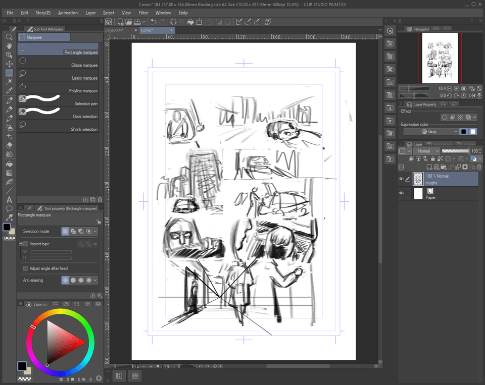Layer for Comics: Introduction and Roughs “Using Layers: Best practices ...