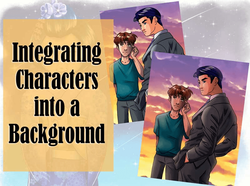 Integrating Characters into a Background by LizStaley - Make better art ...