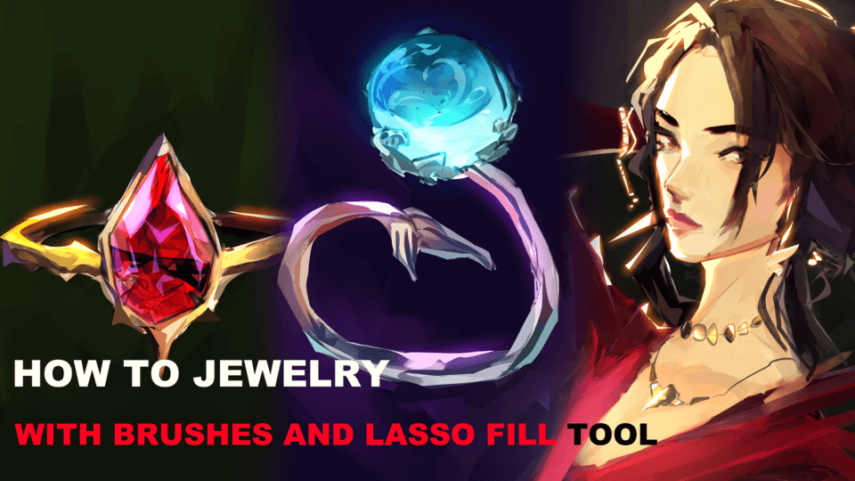 How to Jewelry Quick and easy with Lasso fill “Tutorials #2” by ...