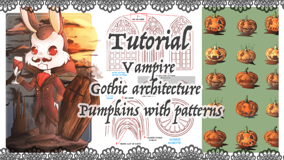 Gothic architecture, pumpkins, Vampire Rabbit by lostmemorycs - Make ...