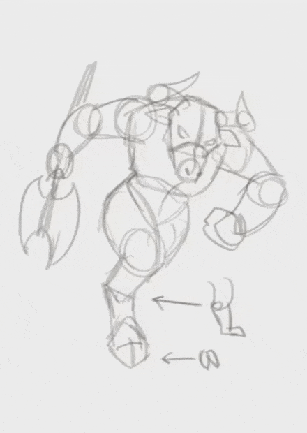 Minotaur Drawing Tutorial