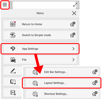 4. Interface customization “[Smartphone] Learning the basics of Clip ...