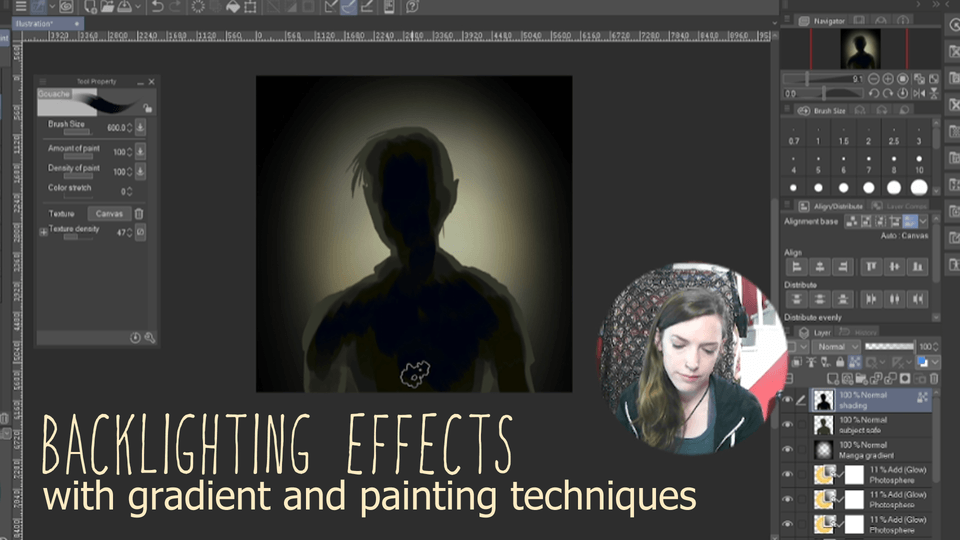 Creating Backlighting Effects “ClipStudioTips2025 #1” by starryeyedsoul ...