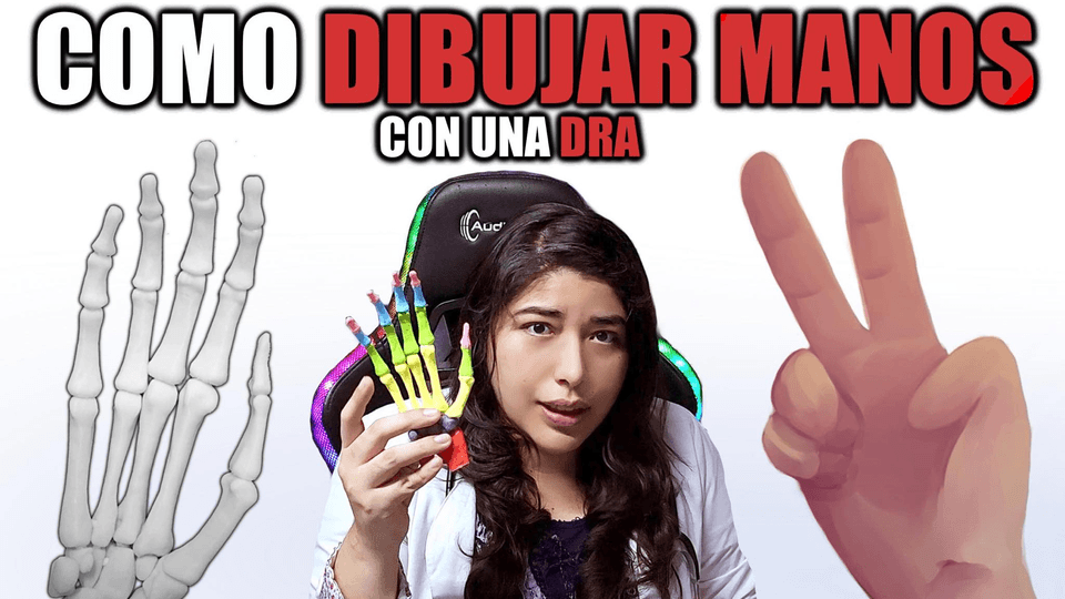 DIBUJANDO MANOS FÁCIL CON UNA DOCTORA por DibujosdeChris - Tutoriales ...