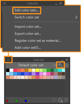 Boost your efficiency with color sets! -Using palettes and adding ...