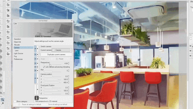 Fish-eye Lens Effect in Clip Studio (Diagonal & Circular) by ED. - Make ...