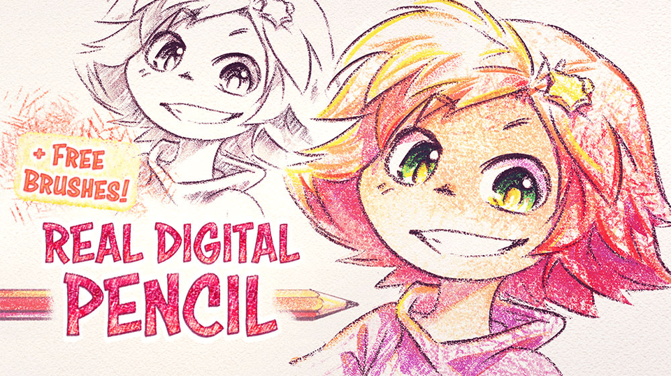 The Secret to REAL DIGITAL PENCILS ️ Fluffy Look Fast & Easy “Painting ...