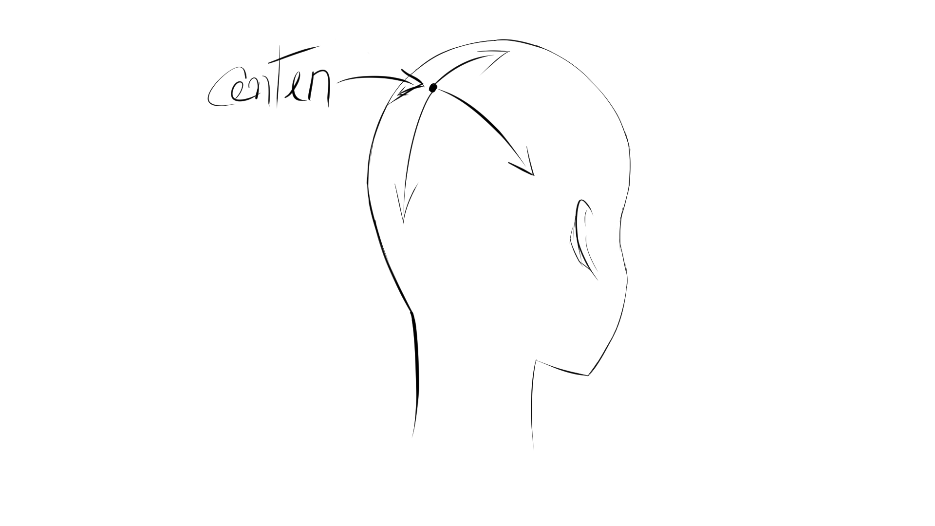 How To Draw Anime Hair Male Profile