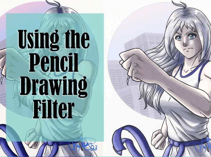 Using the Pencil Drawing Filter by LizStaley - Make better art | CLIP ...