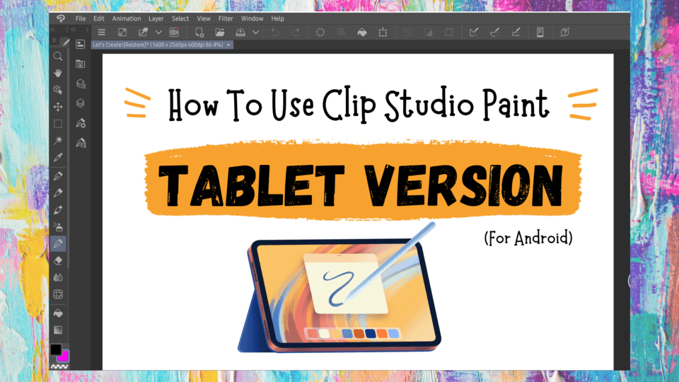How to use Clip Studio Paint Tablet Version by Aquarius.k - Make better ...
