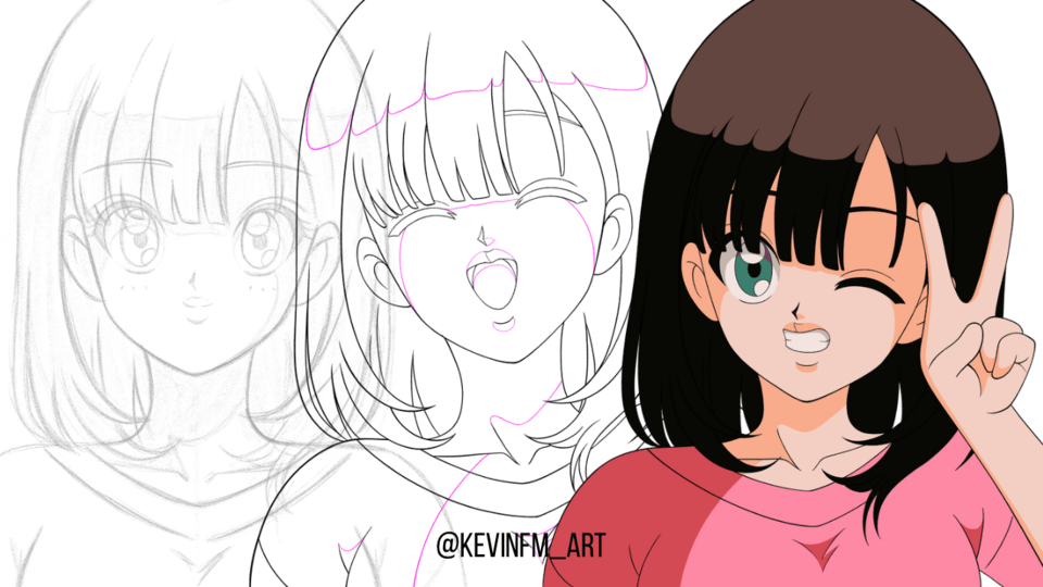 Animate an expressive GIRL in Clip Studio PAINT! by KevinFarias - Make ...