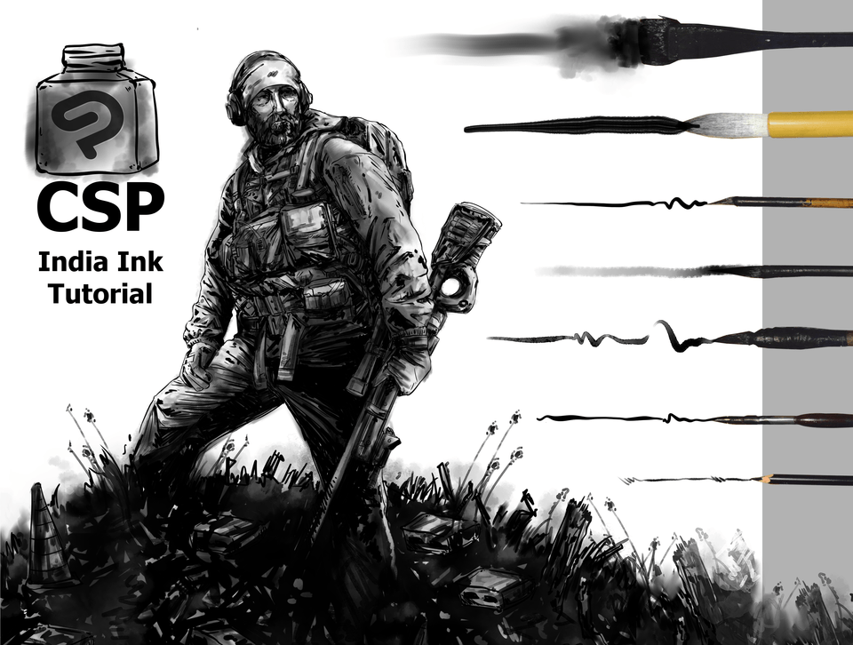 Artistic India Ink Tutorial “India Ink #1” by AwanNdus - Make better ...