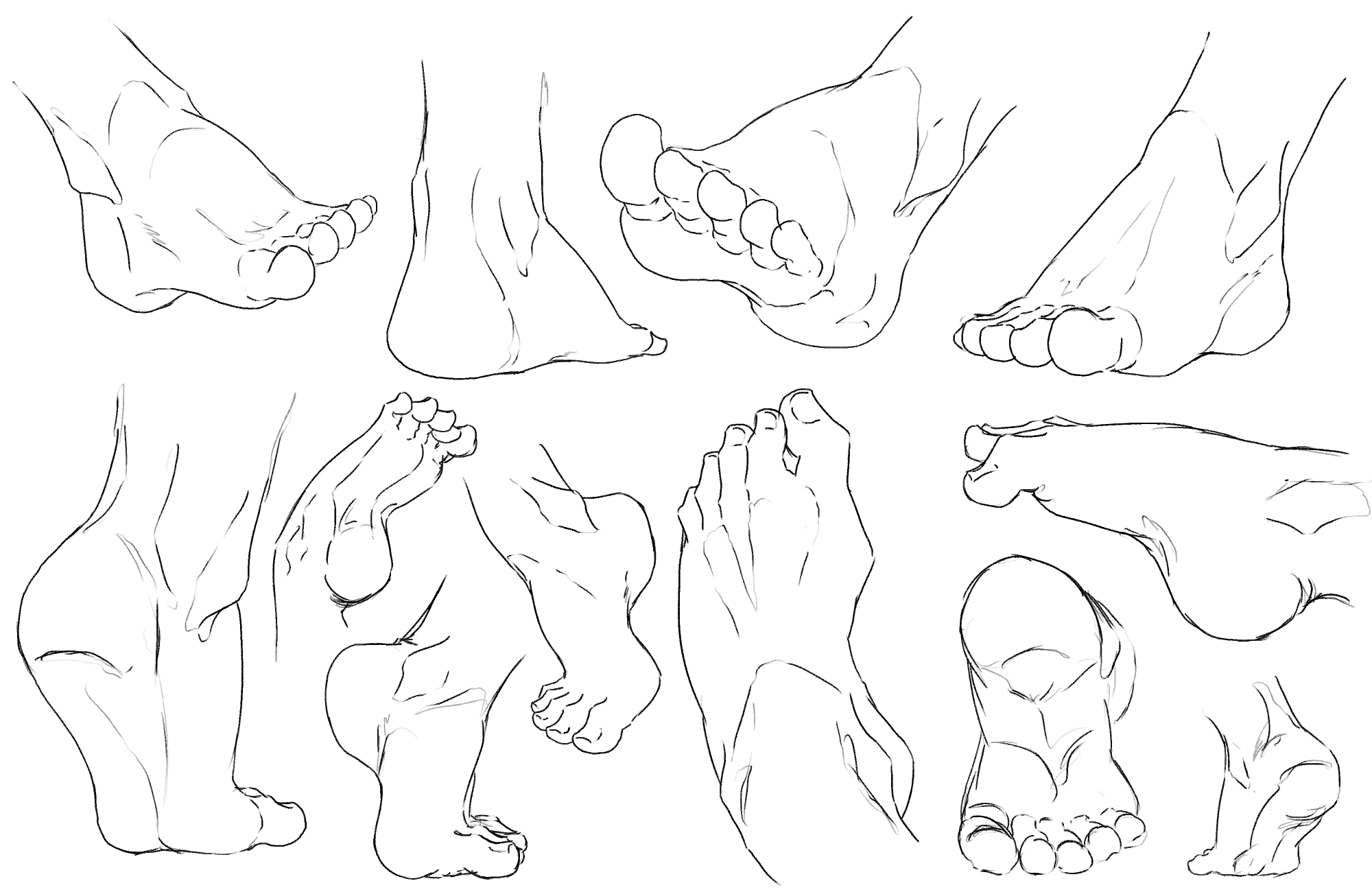 Feet Drawing