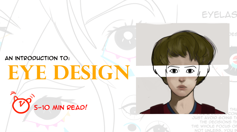 Anime Female Eyes Side View