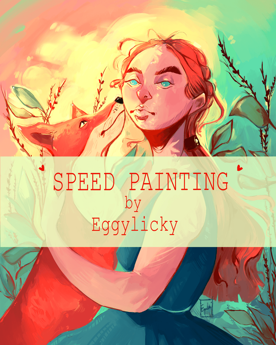 My Speed Painting How To Add A Glow Effect On A Painting By Eggylicky