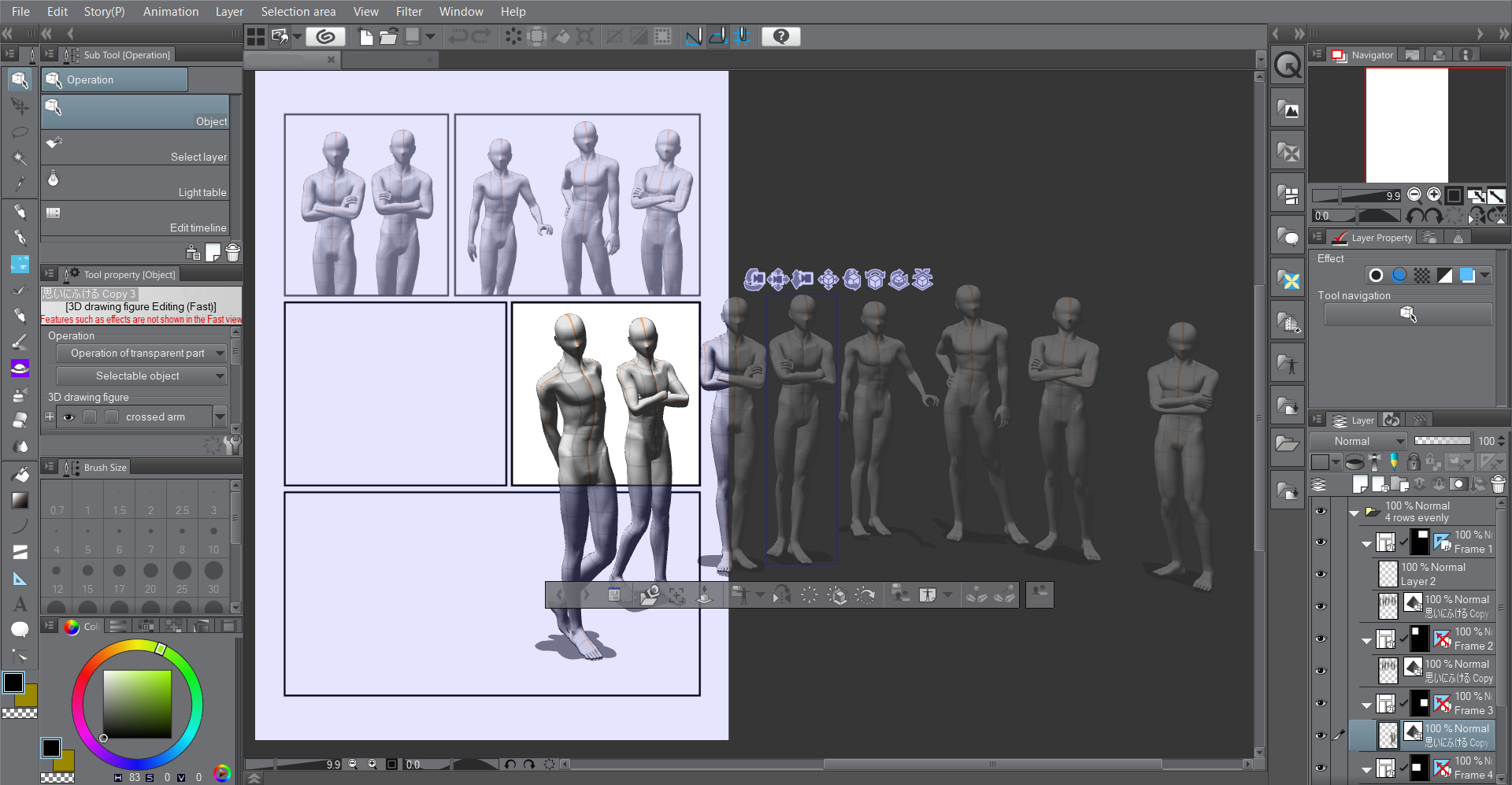 Setting Up Multiple 3D Figures by GabrielYuriria - Make better art ...