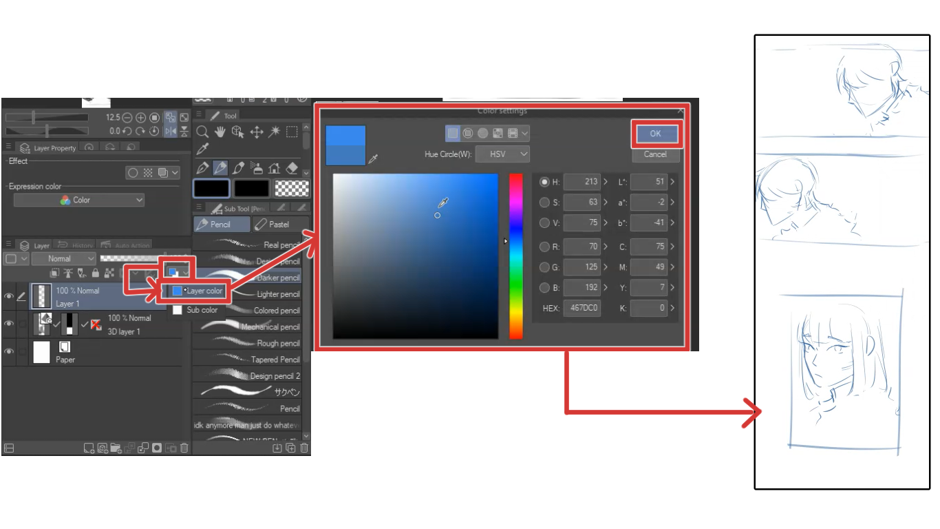 LAYER WORKFLOW FOR WEBTOON by Cyfuko - Make better art | CLIP STUDIO TIPS