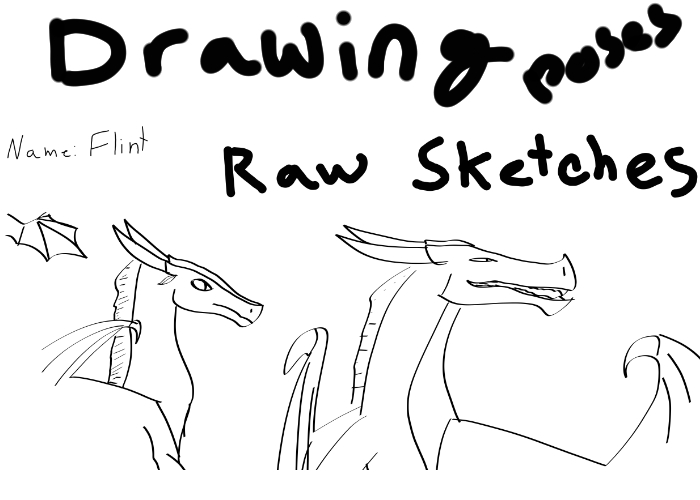 Poses- Dragons “Drawing and Formulating different Poses #1” by ...