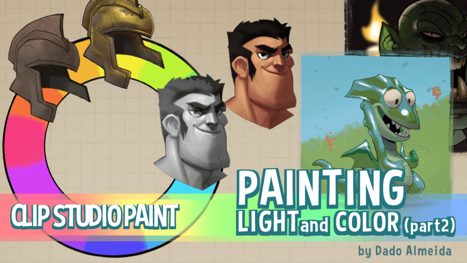 Painting Light and Color in Clip Studio Paint (Part 2) “Painting Light ...