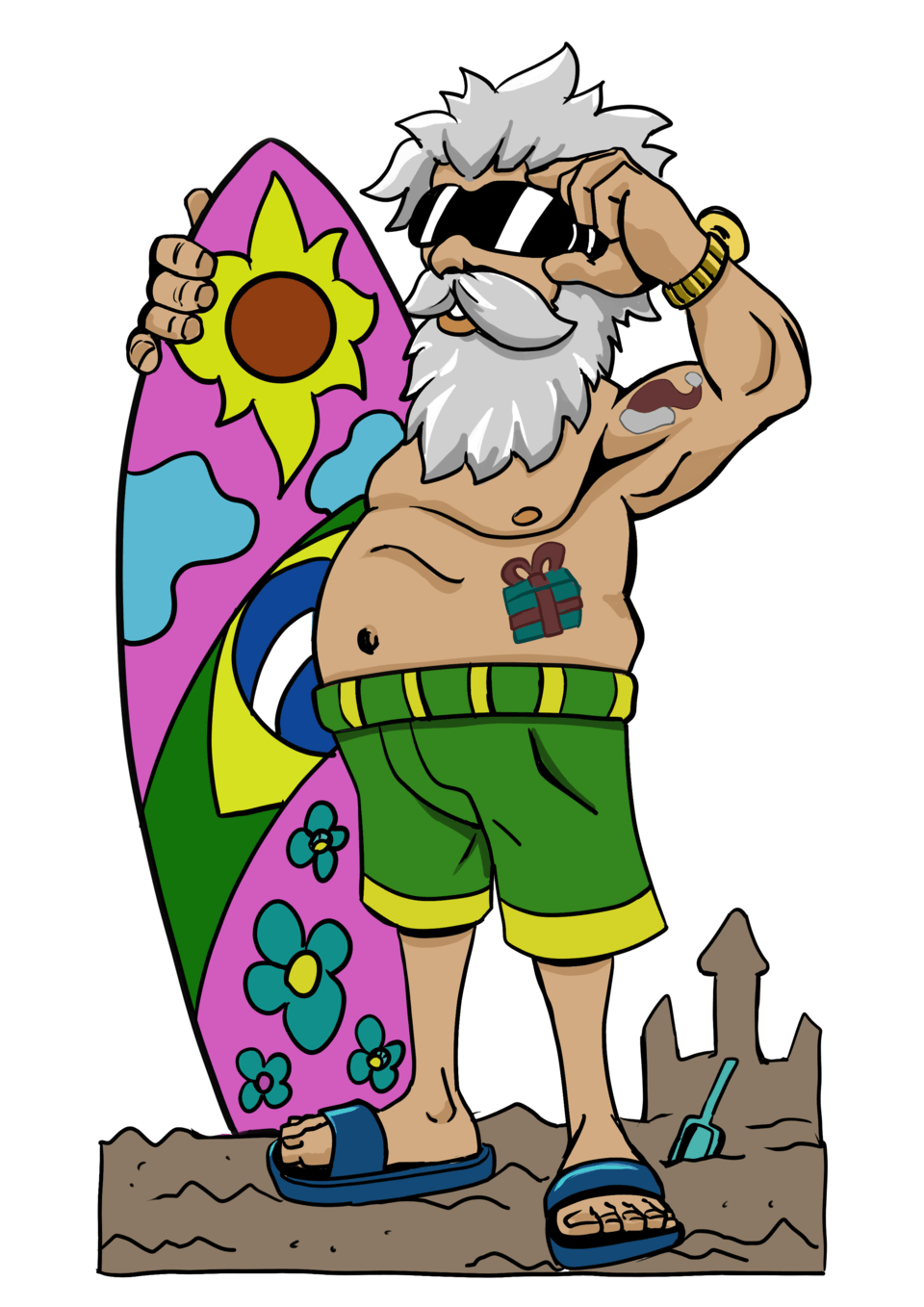 Brazilian Santa Claus by Filipe Liborio 82 - Make better art | CLIP ...