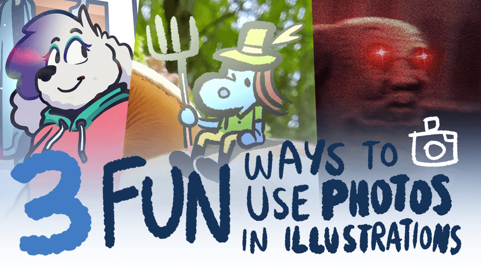 3 façons amusantes d'utiliser des photos dans les illustrations par ...