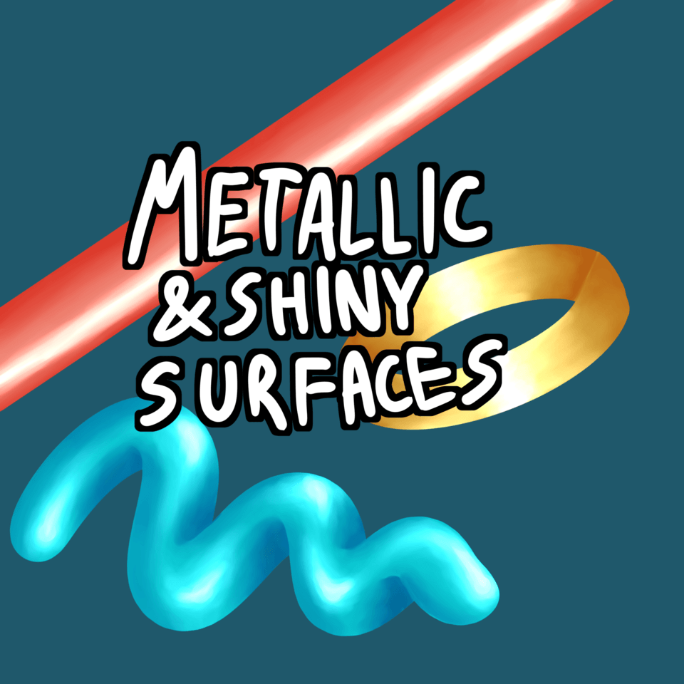 Making Metallic & Shiny surfaces! by Happyec. - Make better art | CLIP ...