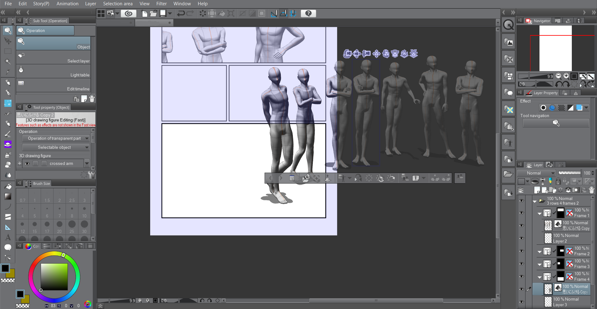 Setting Up Multiple 3D Figures by GabrielYuriria - Make better art ...