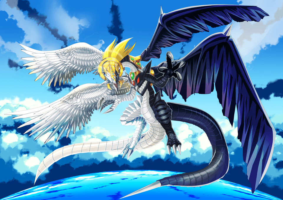 Light And Darkness Dragon Card