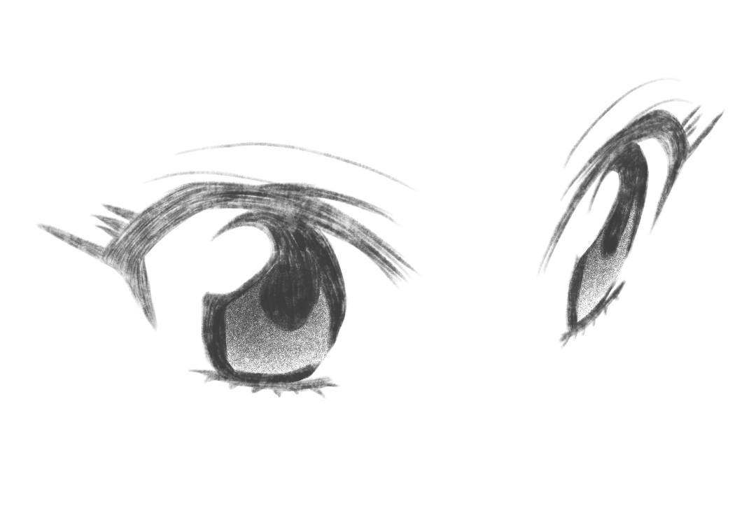 Drawing Anime Eyes Happy