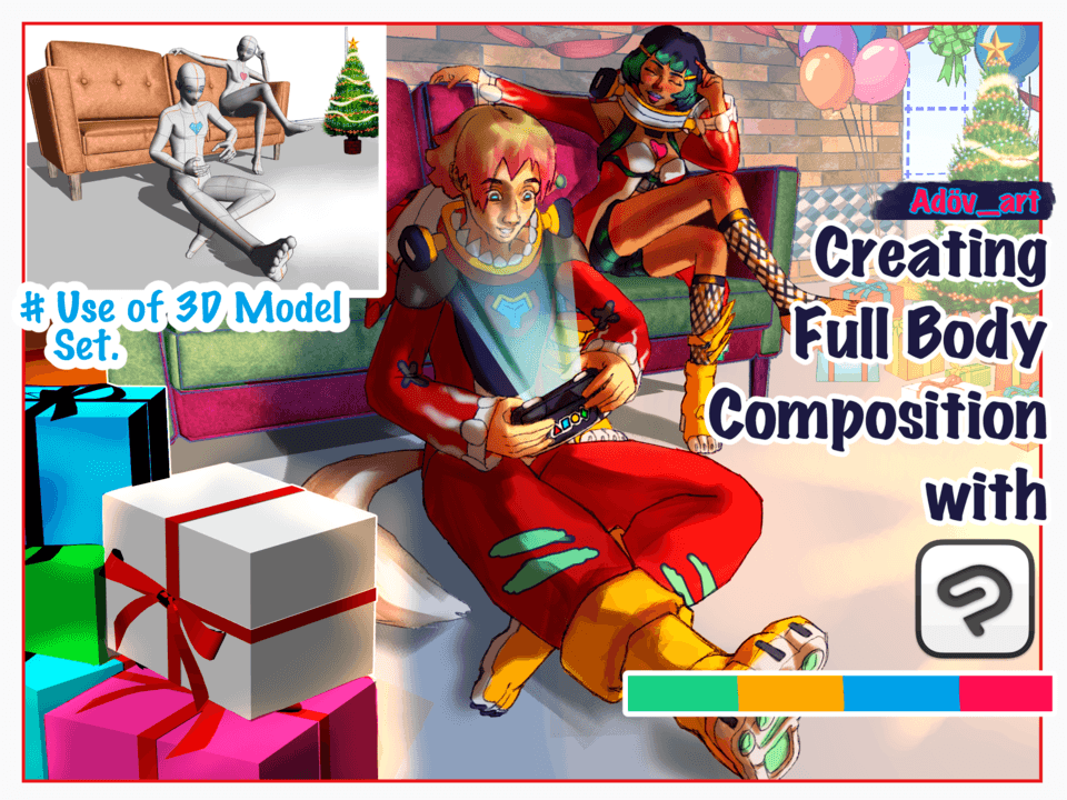 Creating Full-body Compositions with [CSP] using 3D model by Adöva_rt ...