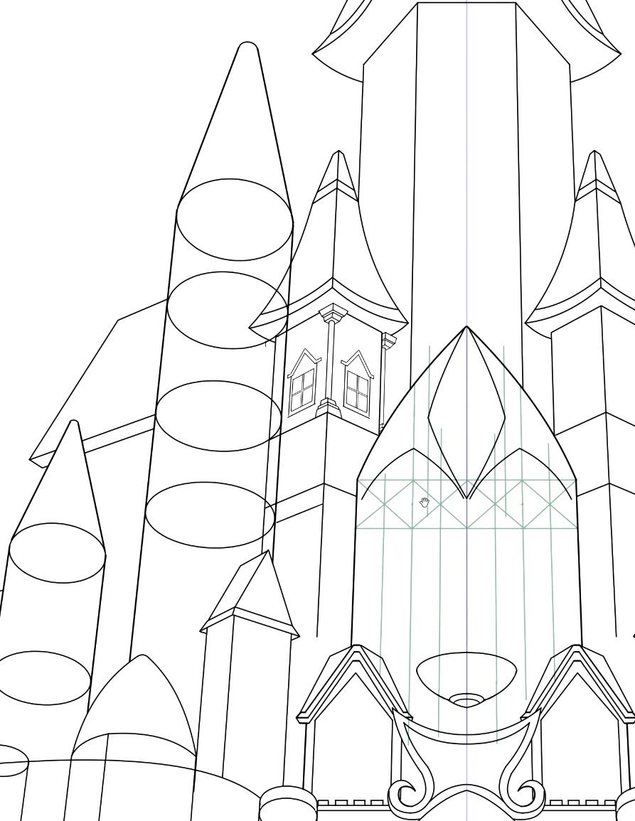 How To Draw A Princess Castle Learn How To Draw A Castle For Kids
