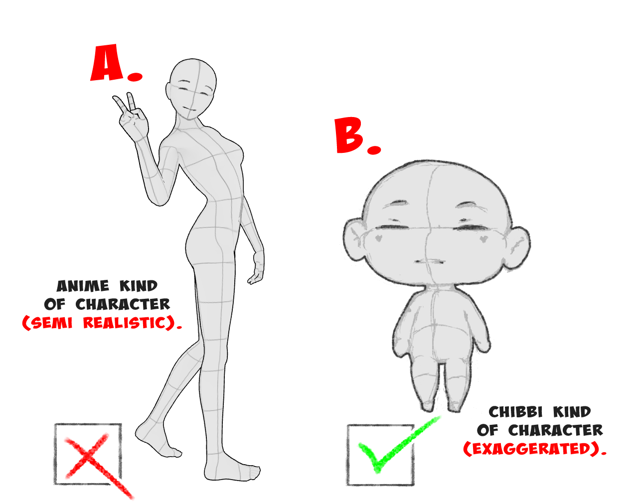 Chibi Anime Body Base