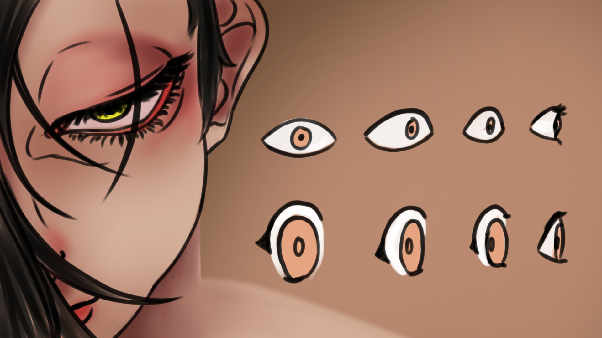 Eye Side View Cartoon