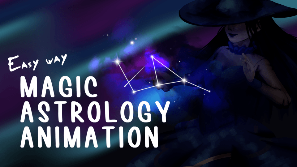 Magic Astrology Animation by ZeroScale - Make better art | CLIP STUDIO TIPS