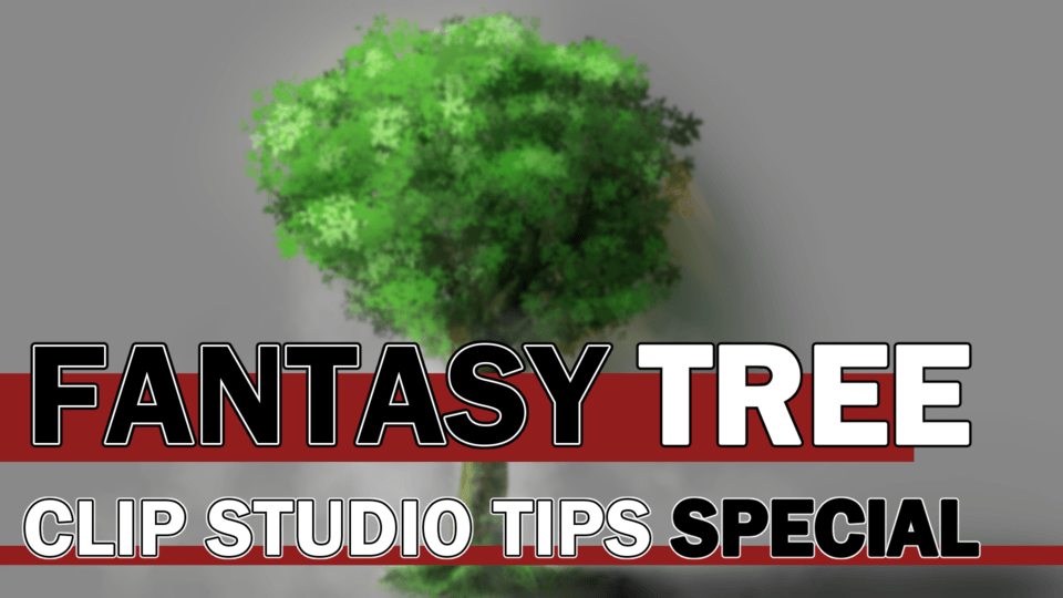 How to draw a fantasy semi-realistic tree. “TIPS of the Month Contest ...