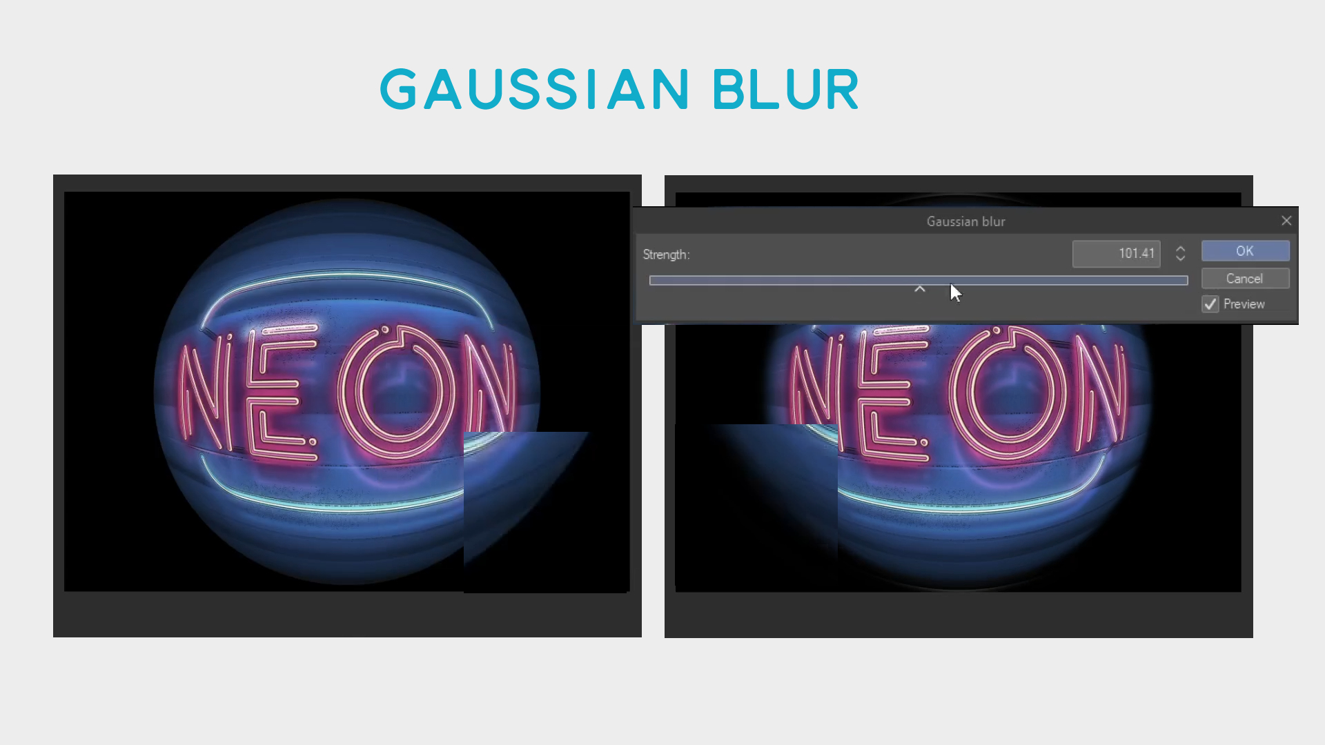 Fish-eye Lens Effect in Clip Studio (Diagonal & Circular) by ED. - Make ...