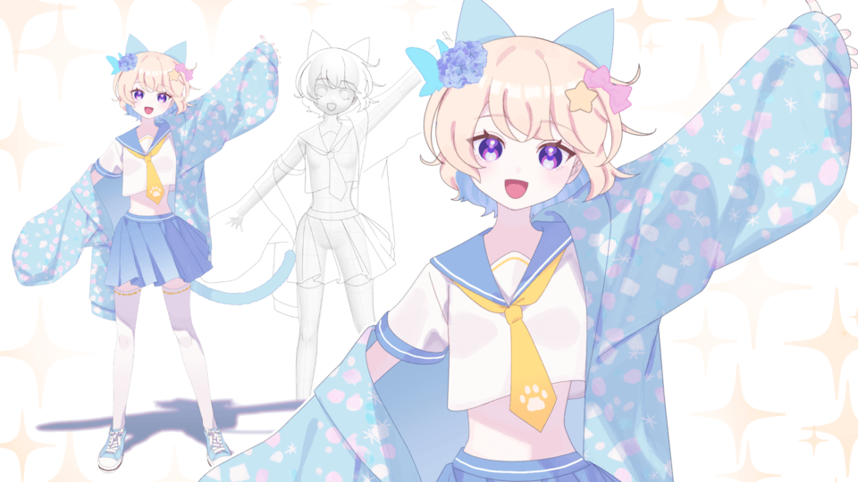 Easy & Quick! Full-Body Drawing Making-Of — Creating Composition and ...