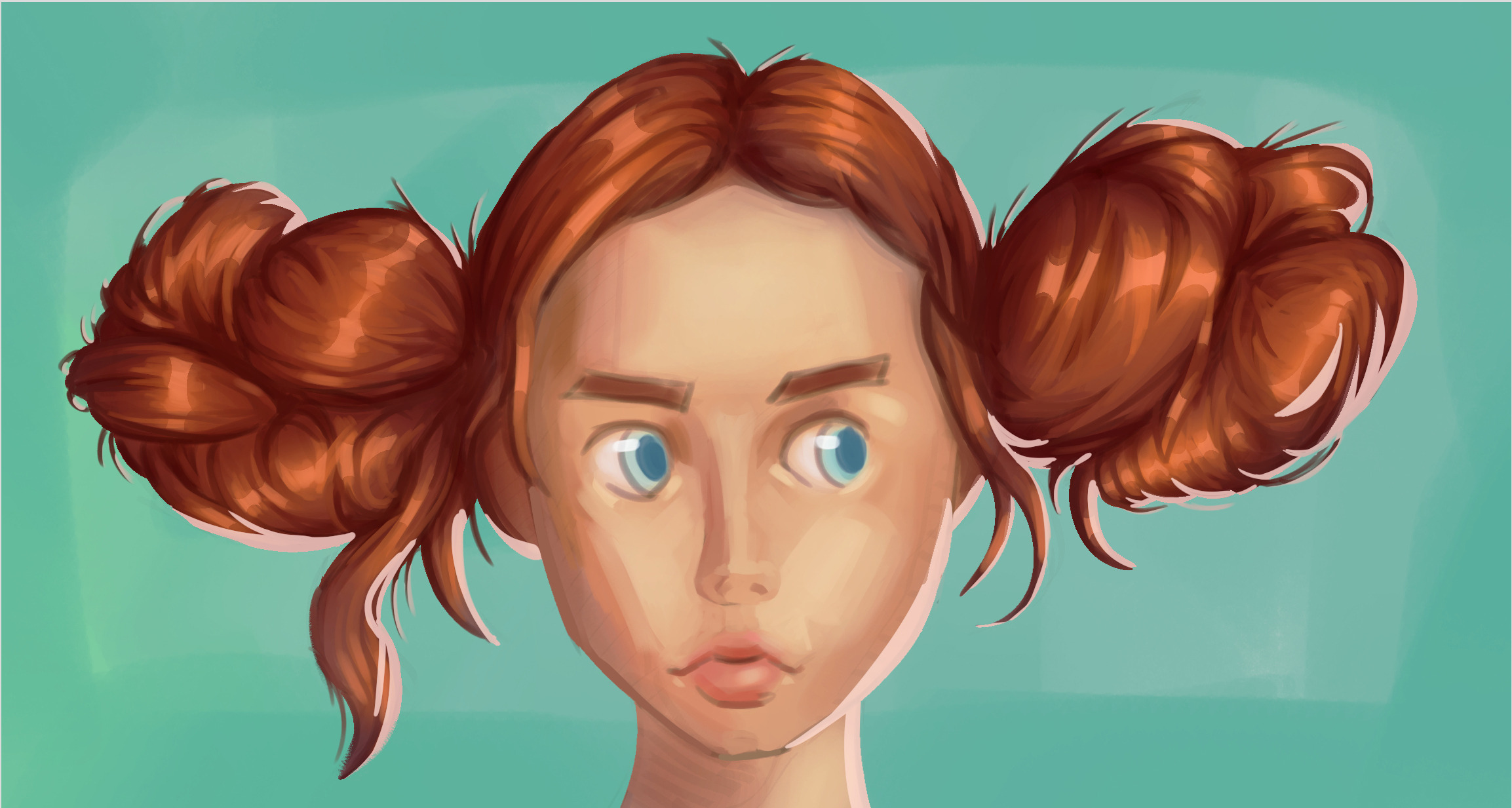 Red Hair Freckles And Curves