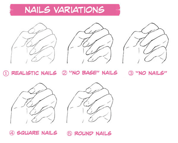 How to Draw a Variety of Hands [Drawing Tutorials by Palmie #7] by ...