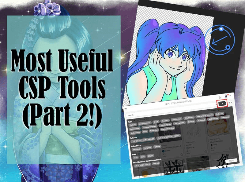 最有用的 CSP 工具第 2 部分 by LizStaley - 繪圖小技巧 | CLIP STUDIO TIPS