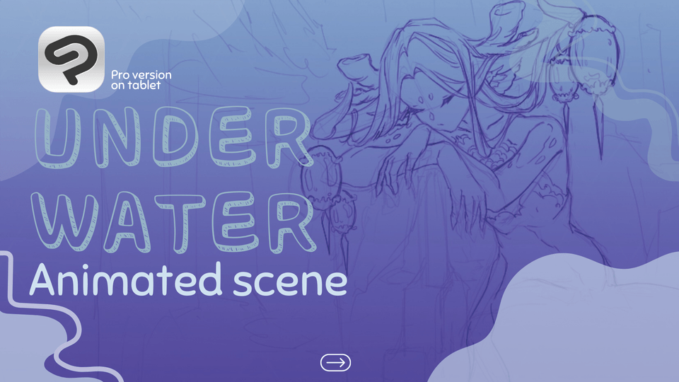 [Tab ver] Animate bubbles, water surface & light reflection “Animation ...