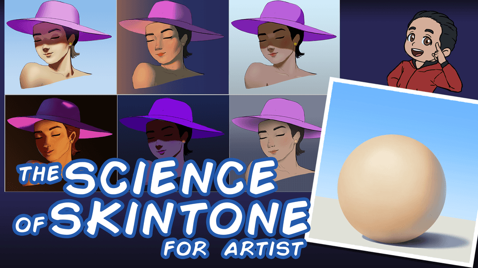The SCIENCE of SKIN TONE for ARTIST by Luckykyunart - Make better art ...